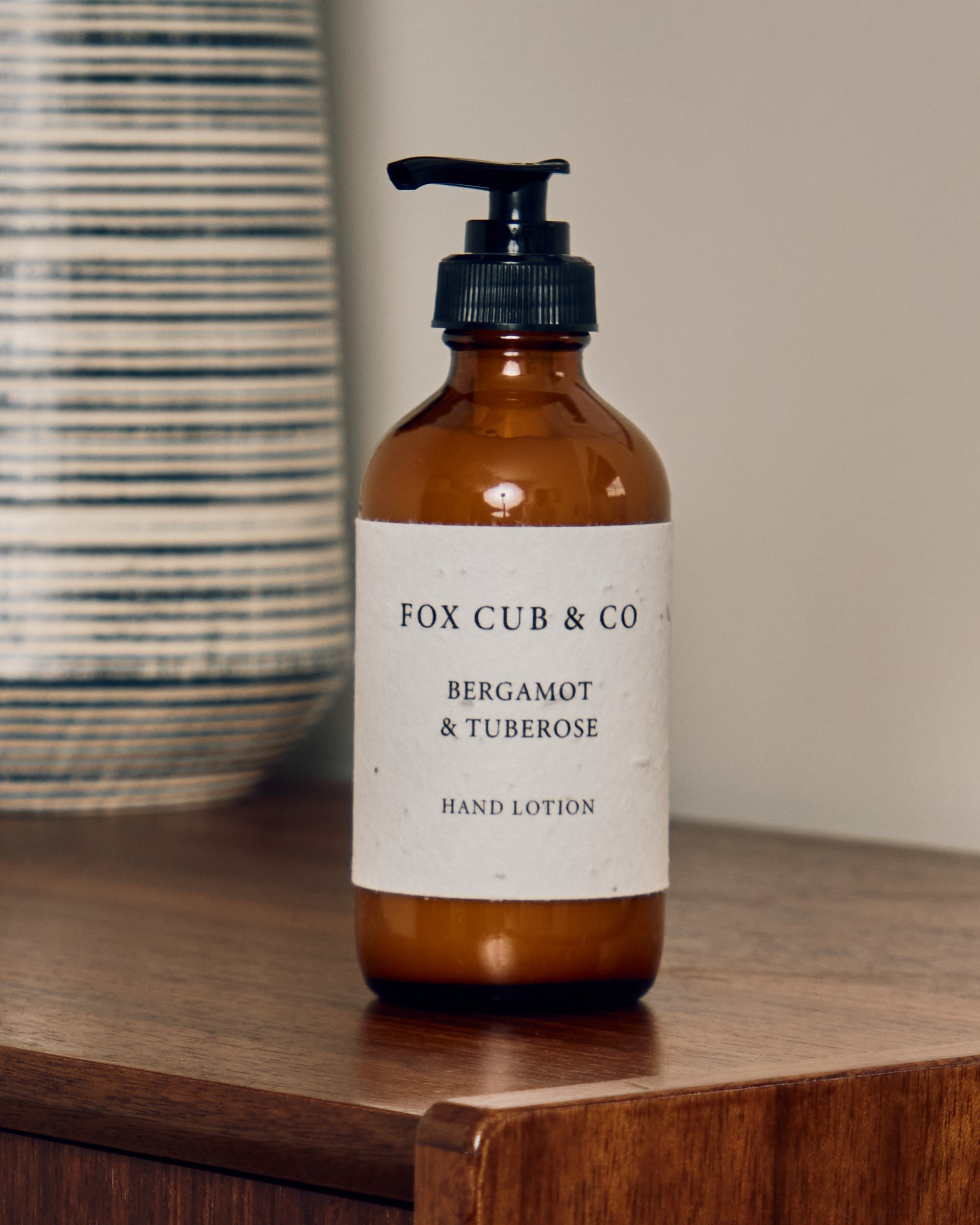Bergamot & Tuberose Hand Lotion – Fox Cub & Co